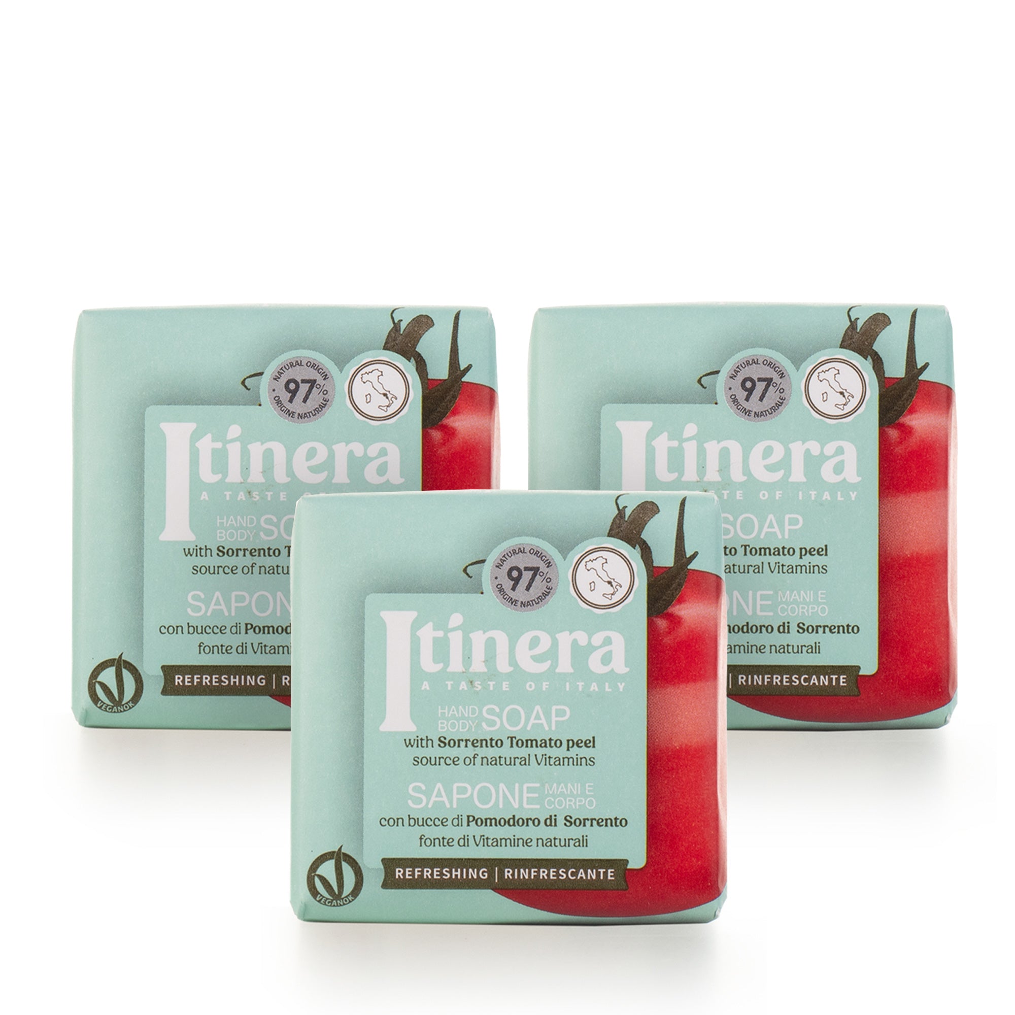 Itinera - Refreshing Hand Body Soap 3 Pack X 100 g – GFL Cosmetics - EU